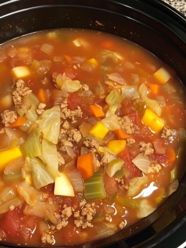 Crockpot cabbage soup – Recipe quick and easy